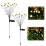 HEDAQI Low Voltage Solar Powered Firefly Lights Swaying Garden Lights Pathway Yard Patio | Wayfair